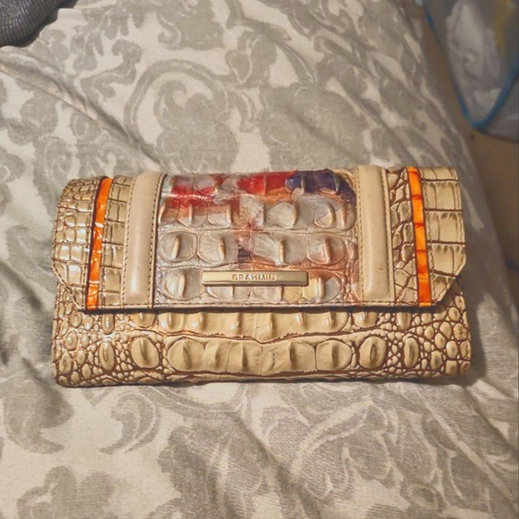 Brahmin | Bags | Brahmin Oasis Rosella Soft Checkbook Wallet | Poshmark